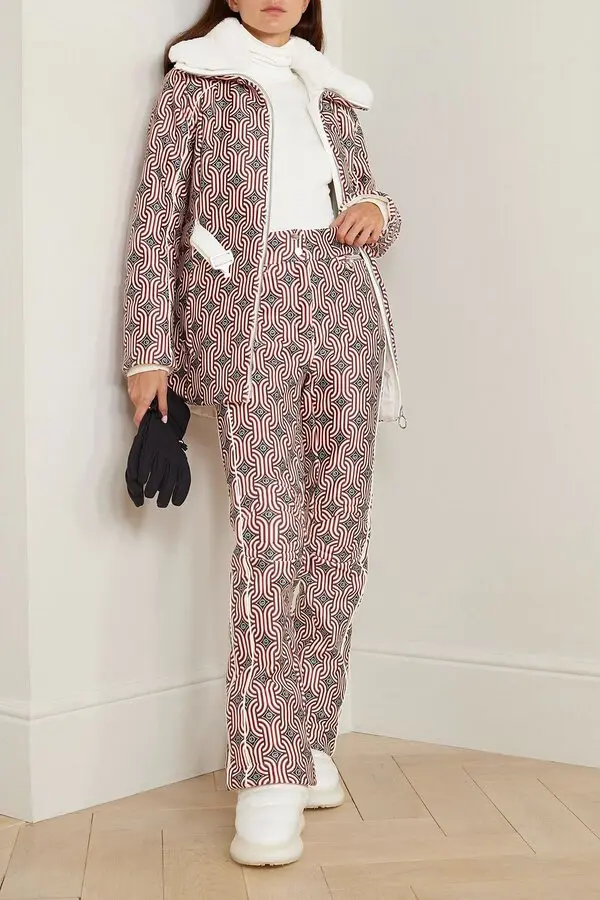 Fusalp Celia Sixties Printed Bootcut Ski Pants