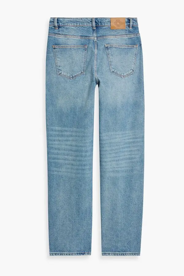 Maje Braidtrimmed Highrise Straightleg Jeans