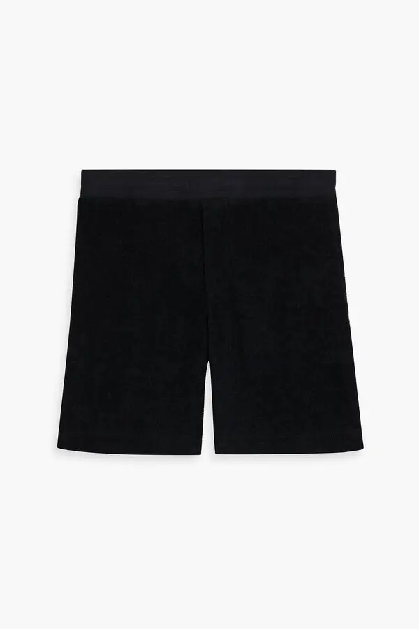 Orlebar Brown Trevone Cottonterry Drawstring Shorts - Black