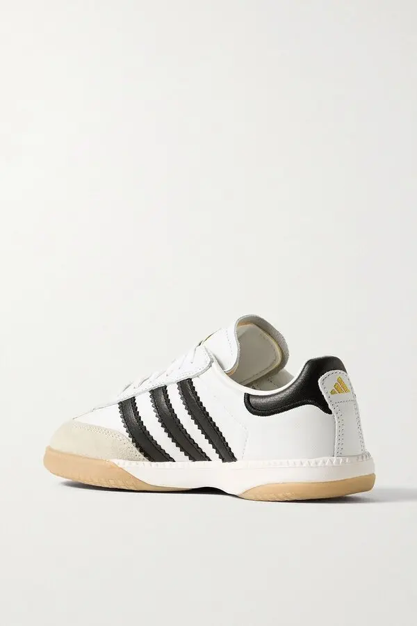 Adidas Samba Mn Suedetrimmed Leather Sneakers