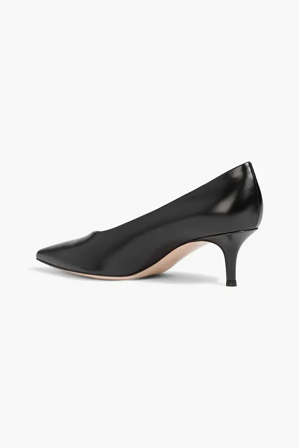 GIANVITO ROSSI Robbie 55 Leather Pumps - Black