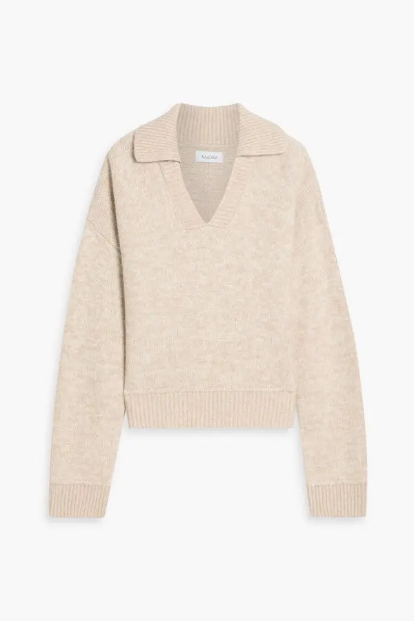 Naadam Cashmere Polo Sweater - Beige