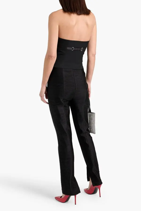 Alexander Wang Strapless Asymmetric Wooltwill Top