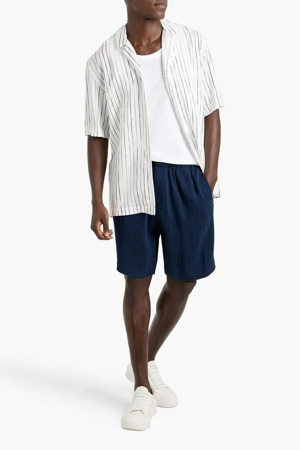 Sandro Ribbed Jersey Shorts