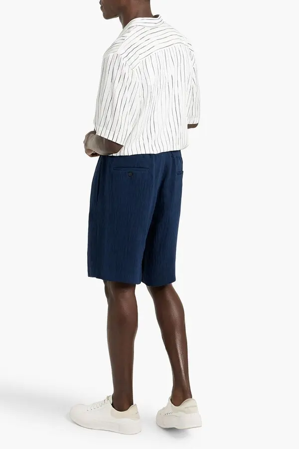 Sandro Ribbed Jersey Shorts