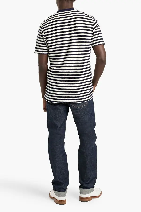 Orlebar Brown Nicolas Striped Cottonterry Tshirt