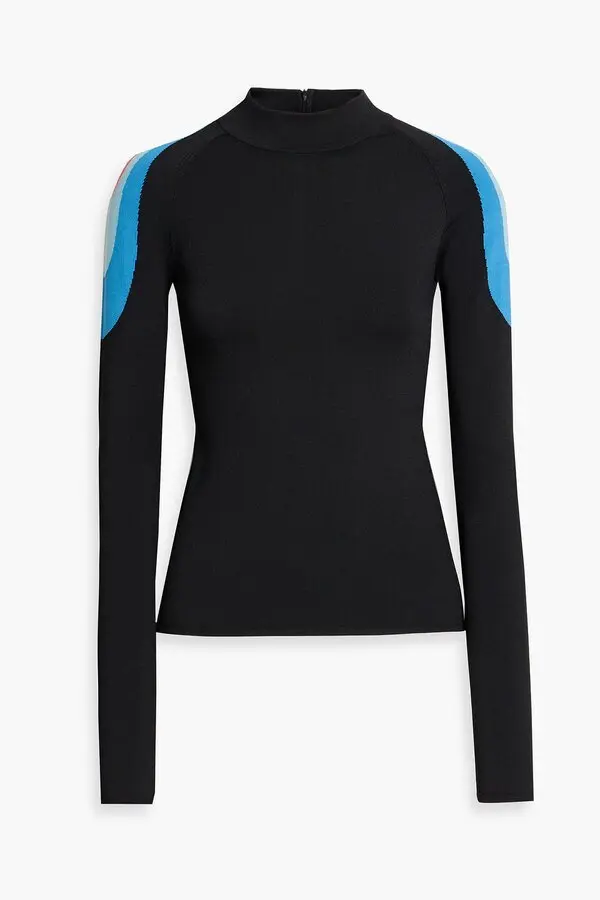 Emilio Pucci Jacquardknit Top - Black