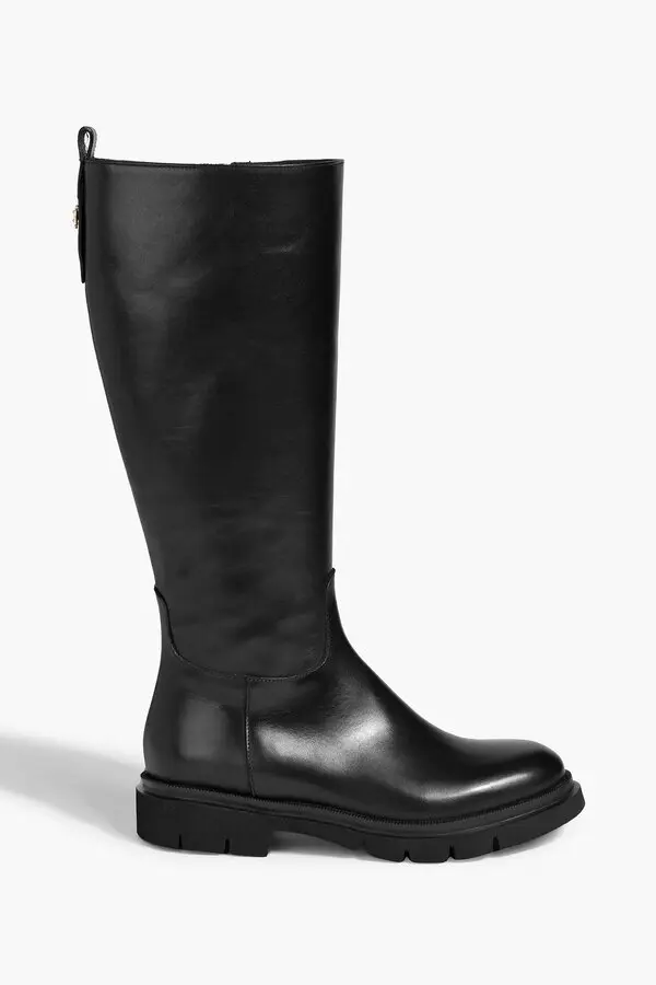 Bally Waldina Leather Knee Boots
