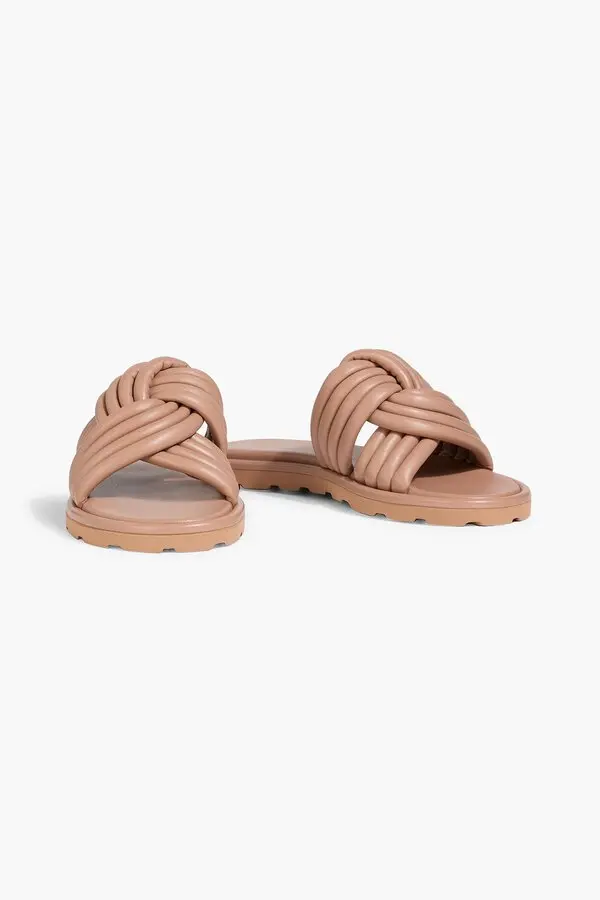 GIANVITO ROSSI Ottavia Quilted Leather Slides