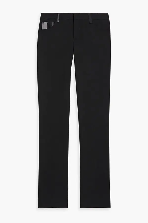 Emilio Pucci Twill Straightleg Pants - Black