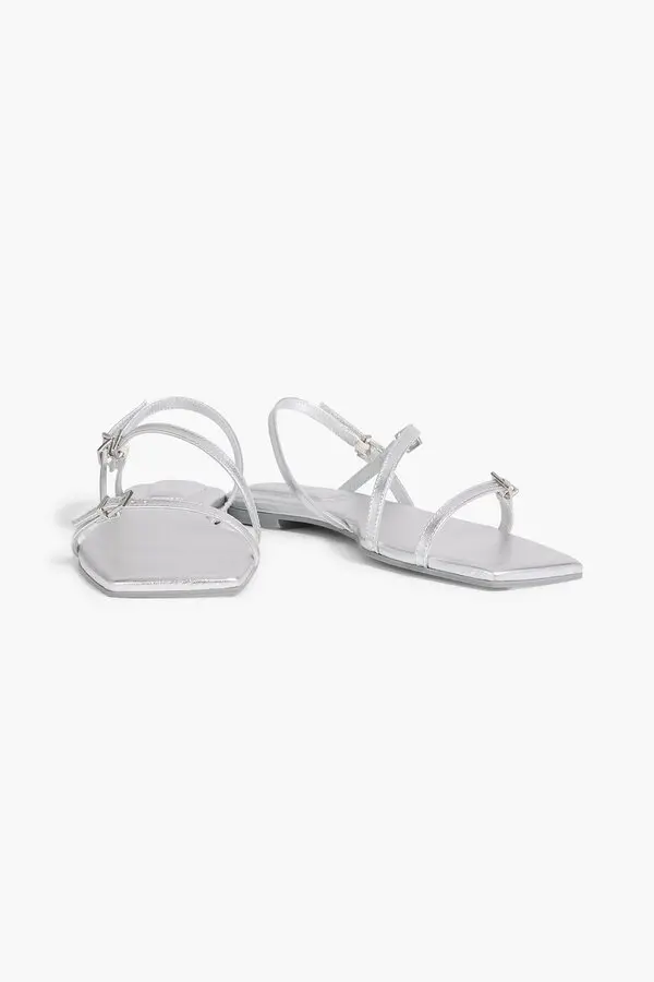 Simkhai Carey Metallic Leather Sandals
