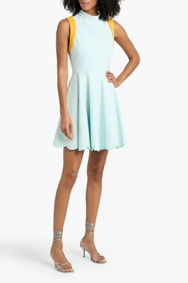 Emilio Pucci Scalloped Cady Mini Dress