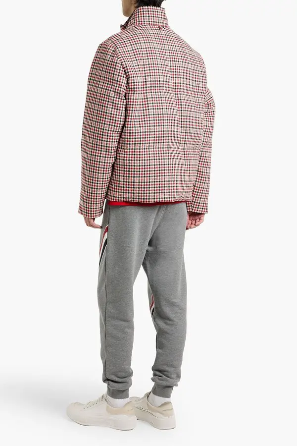 Thom Browne Checked Quilted Wooltweed Down Jacket