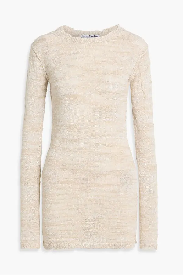 Acne Studios Linenblend Sweater - Beige