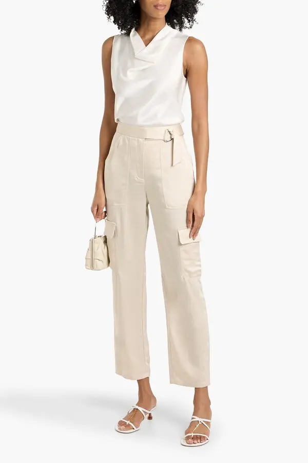 Simkhai Carolina Satin Cargo Pants