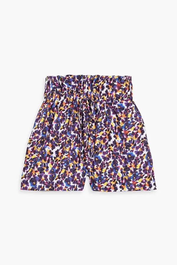 KIKA VARGAS Umma Cottonpoplin Shorts - Purple