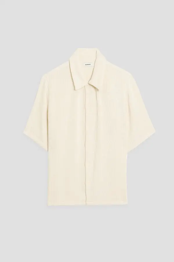 Sandro Ribbed Jersey Shirt