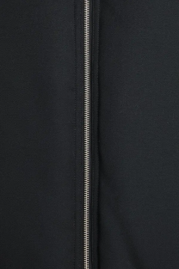 JIL SANDER Wool-twill Bomber Jacket - Black