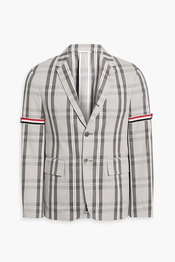 Thom Browne Checked Cottontwill Blazer