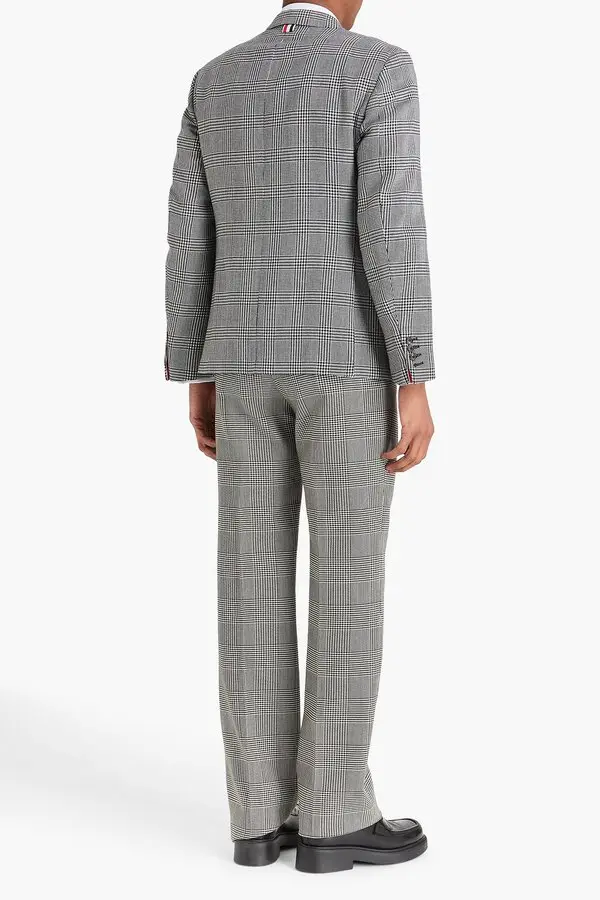 Thom Browne Prince Of Wales Checked Wool Blazer