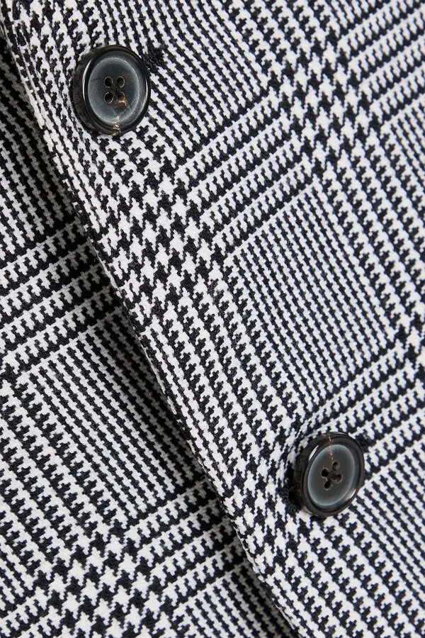 Thom Browne Prince Of Wales Checked Wool Blazer