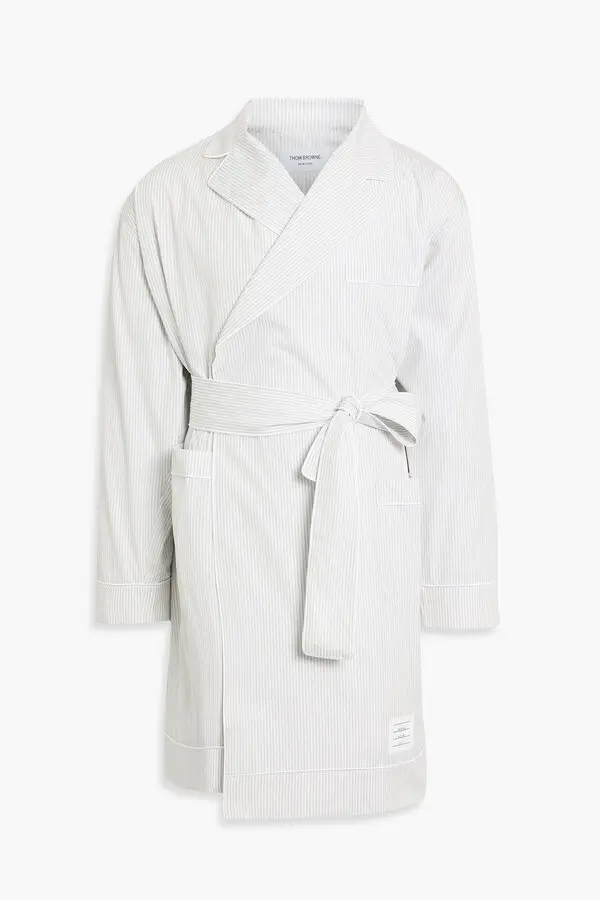 Thom Browne Striped Trench Coat