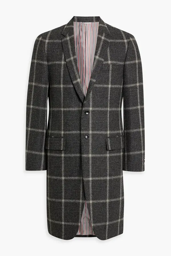 Thom Browne Checked Wool Coat