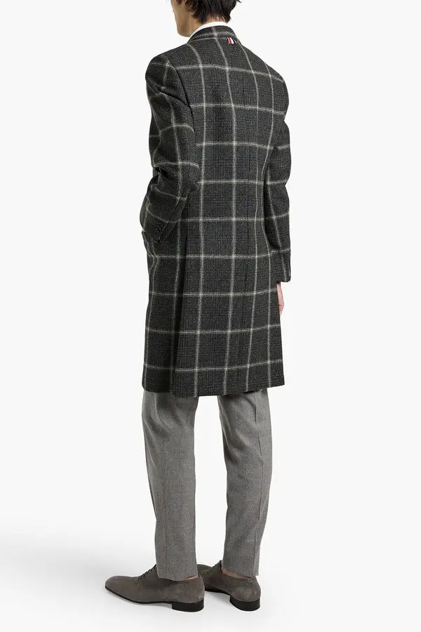 Thom Browne Checked Wool Coat