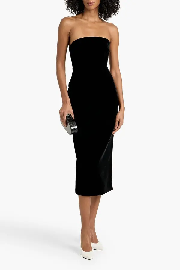 Wardrobe.Nyc Velvet Corset Dress In Black - 55% Off | Editorialist