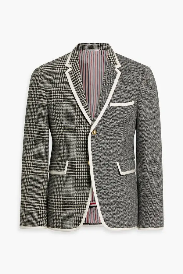 Thom Browne Herringbone Wooltweed Blazer