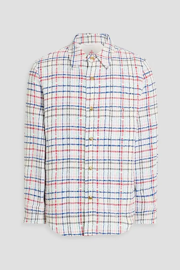 Thom Browne Checked Tweed Overshirt