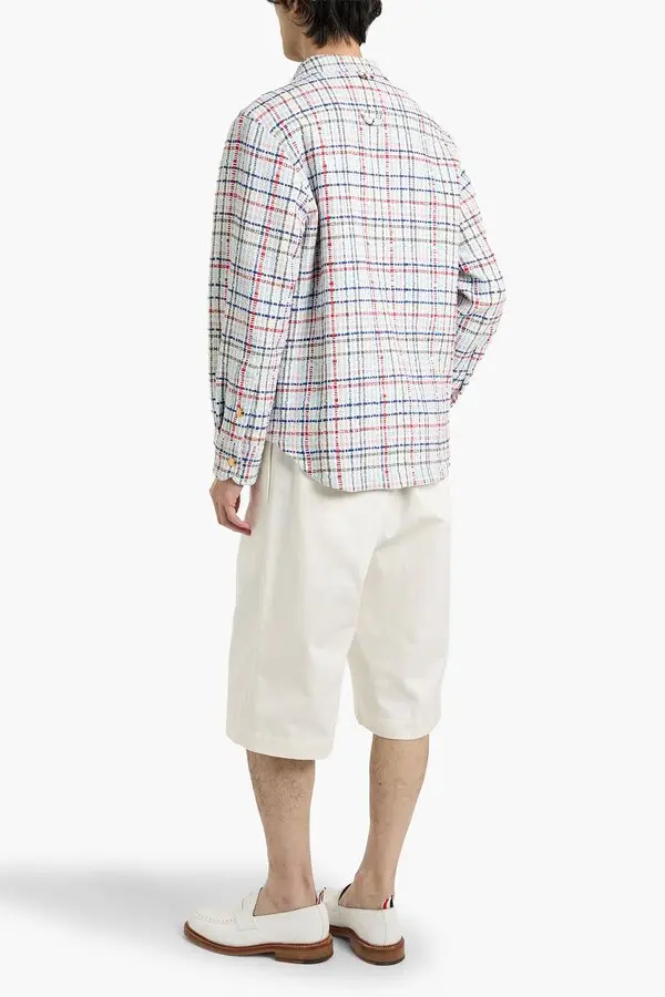 Thom Browne Checked Tweed Overshirt