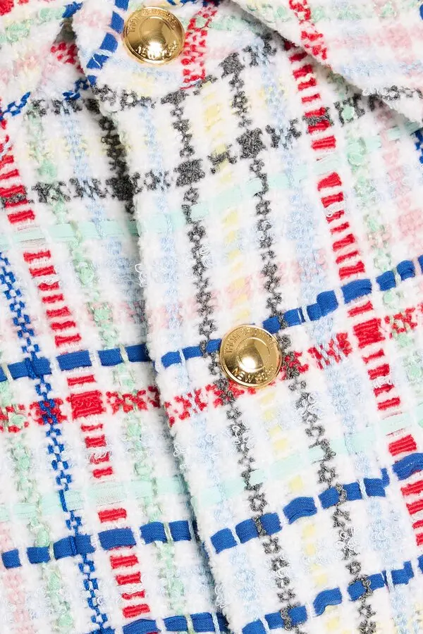 Thom Browne Checked Tweed Overshirt