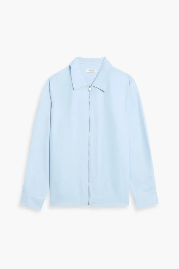 Sandro Lyocellblend Crepe Shirt