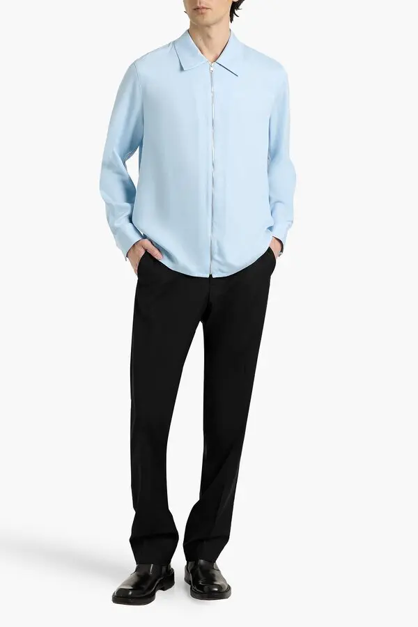 Sandro Lyocellblend Crepe Shirt