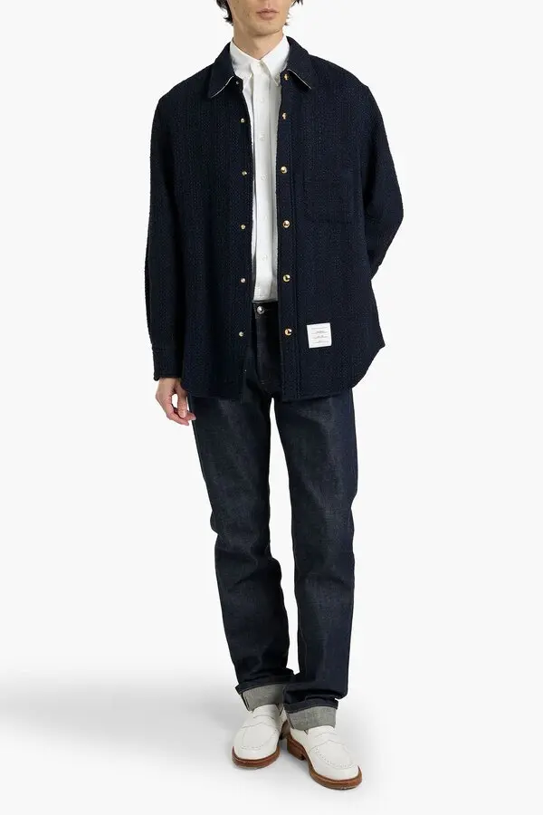 Thom Browne Cottonblend Tweed Jacket