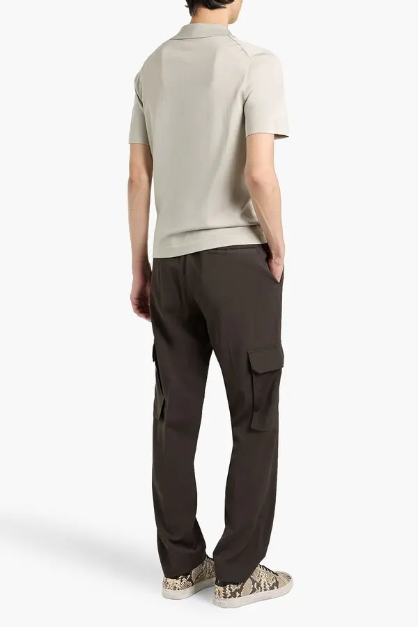 Sandro Woolblend Drawstring Cargo Pants