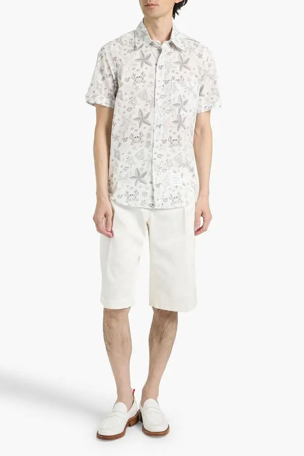 Thom Browne Printed Cotton Shirt