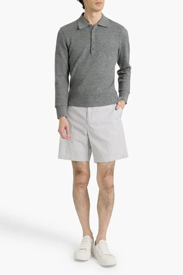 Thom Browne Pinstriped Cottonottoman Shorts