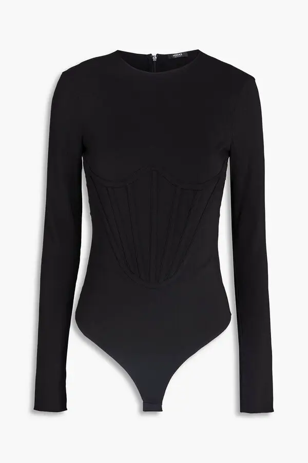 Versace Stretchgeorgette Bodysuit