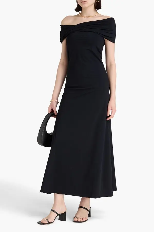 RÓHE Oneshoulder Stretchjersey Maxi Dress
