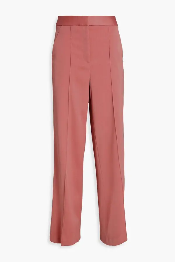 Veronica Beard Edia Satin Wideleg Pants