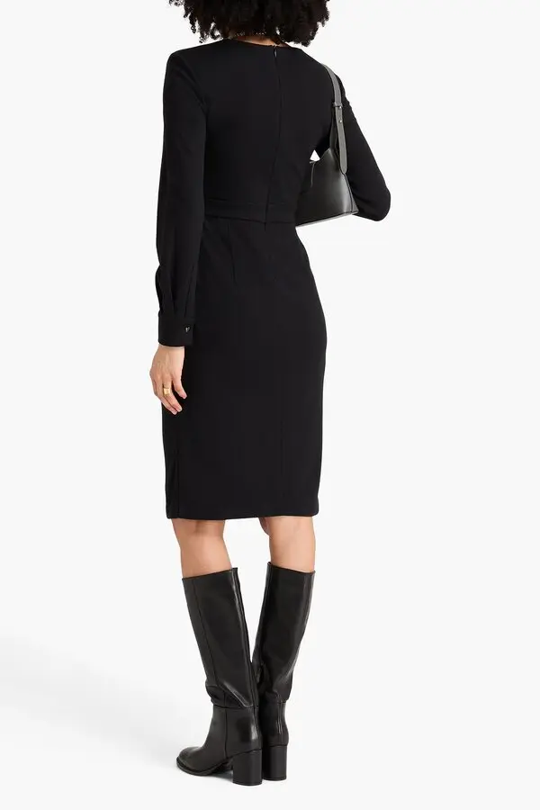 Max Mara Virtus Wrapeffect Jersey Dress