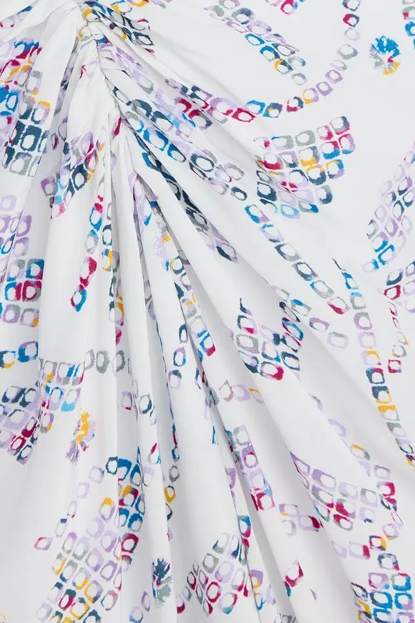 MARANT ETOILE Printed Crepe De Chine Dress