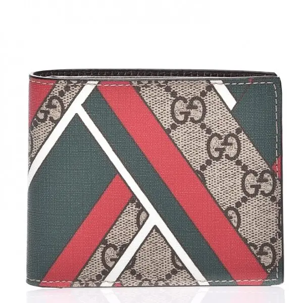 Gucci Bifold Wallet Gg Supreme Chevron