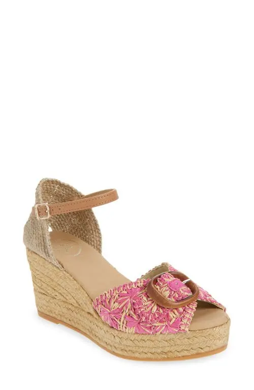 TONI PONS Lia Espadrille Ankle Strap Sandal - Rosa