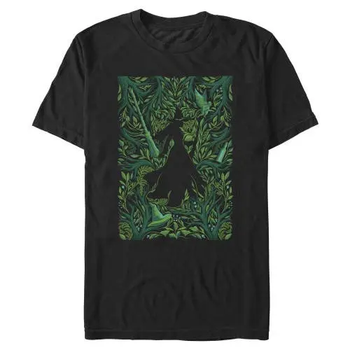 WICKED: FOR GOOD Wicked For Good Elphaba Forest Green Poster Graphic T-shirt - Black