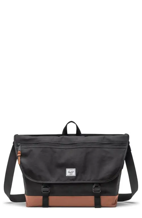 Herschel Supply Co. Cove Messenger Bag - Black/saddle Brown