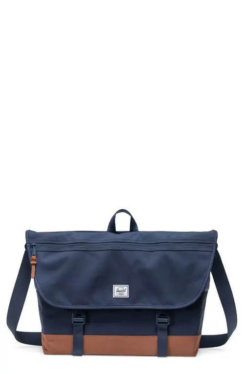 Herschel Supply Co. Cove Messenger Bag - Navy/saddle Brown