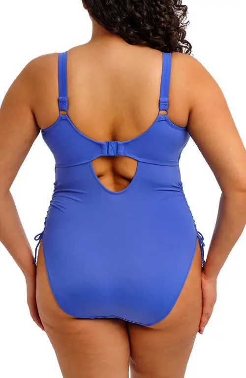Elomi Plain Sailing Adjustable One-piece Swimsuit - Azure